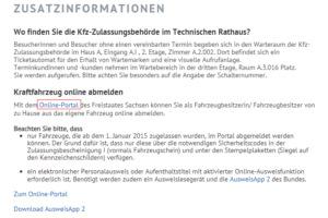 Kfz-Anmeldung per Online-Ausweisfunktion in Leipzig | Online-Ausweisfunktion